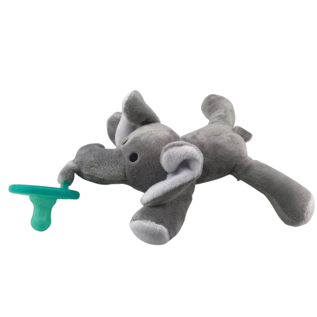 Plush Elephant Pacifier | Lily and Llama – Lily + Llama